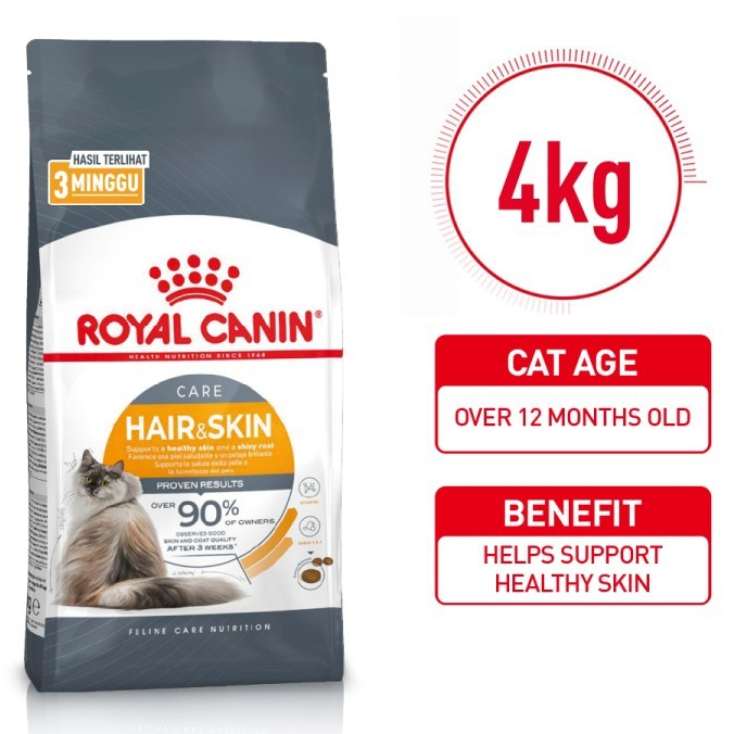 Jual Royal Canin Hair and Skin Care Kucing Dewasa 4kg - Cat Food Rc ...