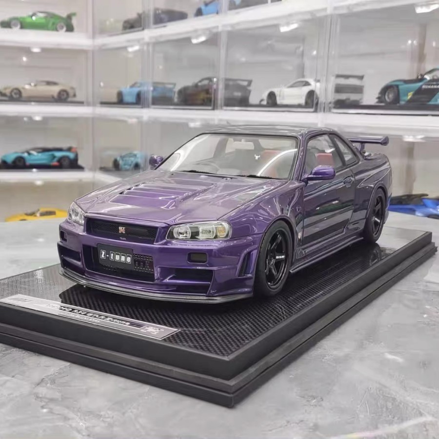 Jual Motorhelix Nissan Skyline GTR Nismo 1:12 R34 Z-tune Limited Edition | Shopee Indonesia