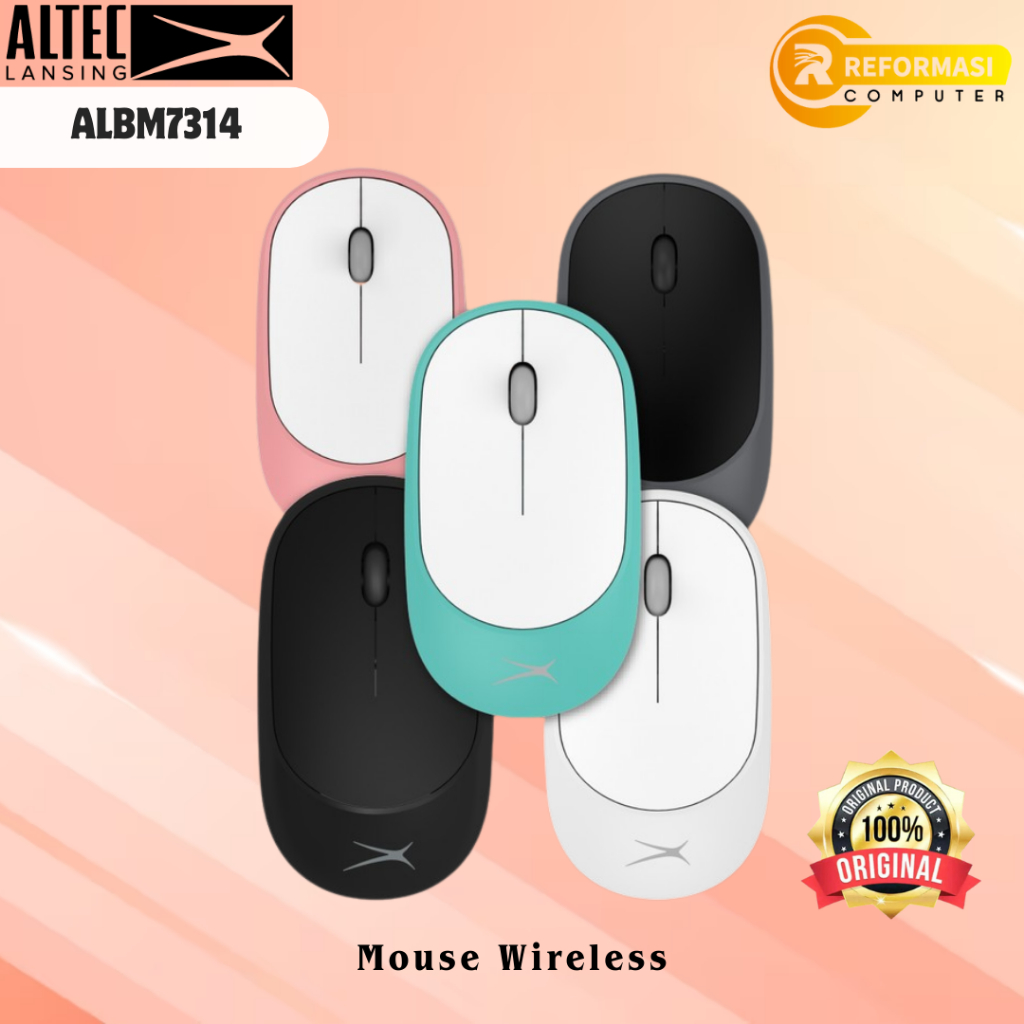 Jual ALTEC LANSING Mouse Altec Lansing Mouse Wireless ALBM7314 | Shopee ...