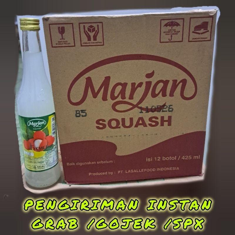 Jual MARJAN SQUASH LECI ~ 1 KARTON (12 BOTOL) | Shopee Indonesia