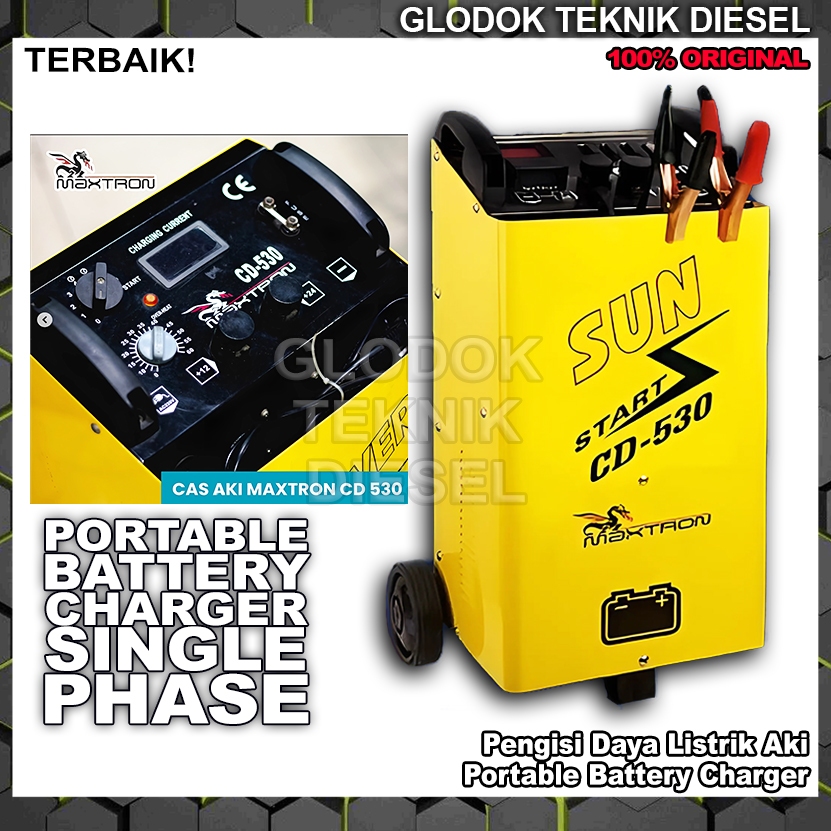 Jual Battery Charger Aki Mobil Motor 150 A CD 730 Single Phase 220 volt ...