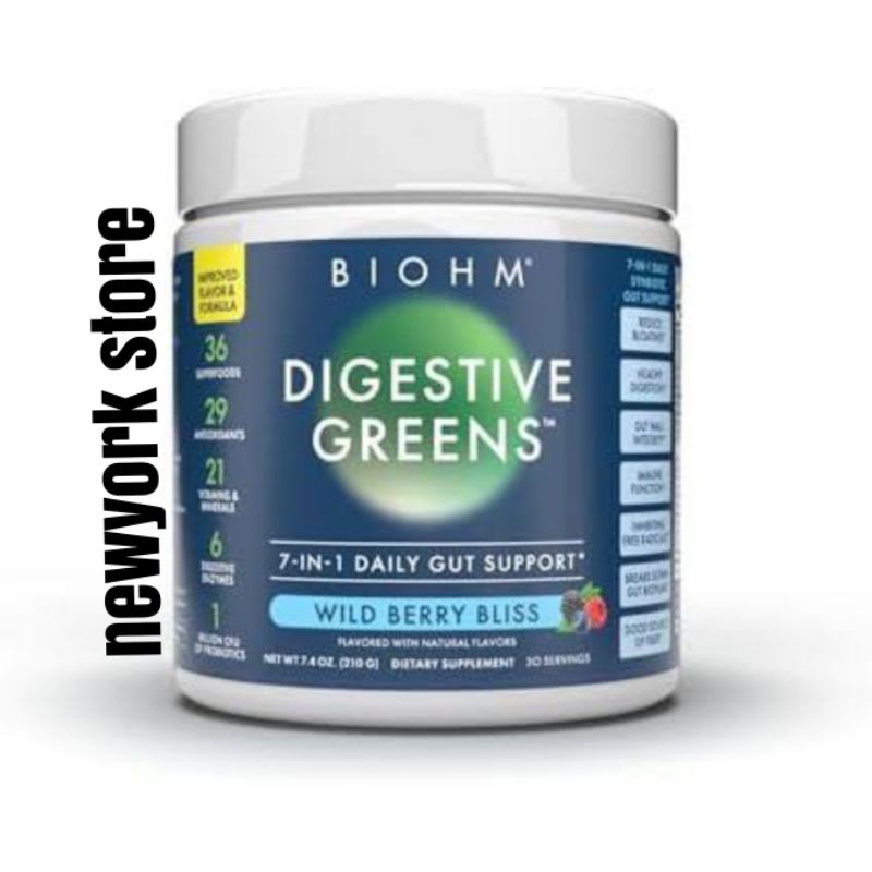 Jual BIOHM DGESTIVE GREENS WOLD BERRY BLISS | Shopee Indonesia