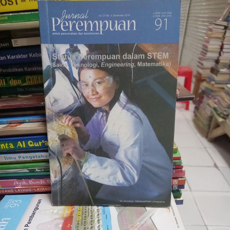 Jual JURNAL PEREMPUAN 91 STATUS PEREMPUAN DALAM STEM(SAINS TEKNOLOGI.ENGINEERING.MATEMATIKA ...