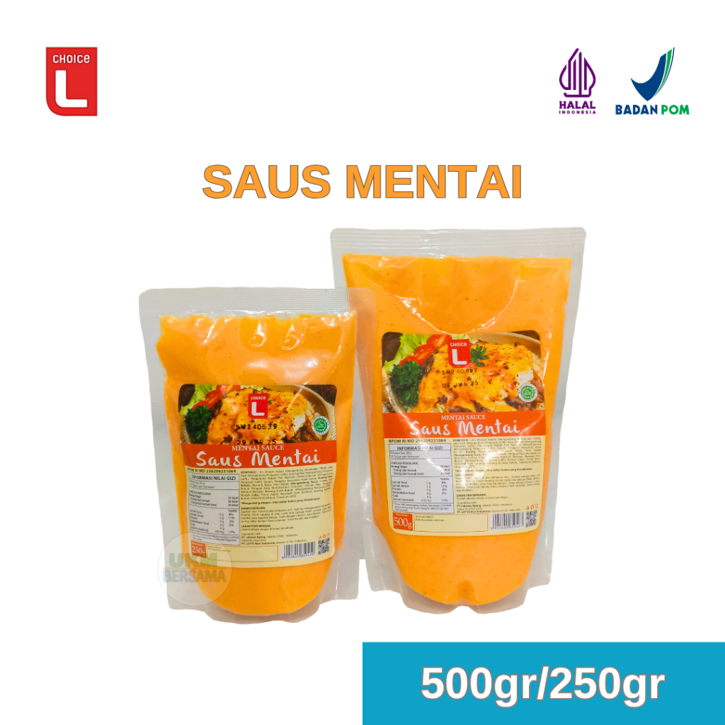 Jual Choice L Saus Mentai Saos Serbaguna Seafood Udang Ikan Dimsum ...
