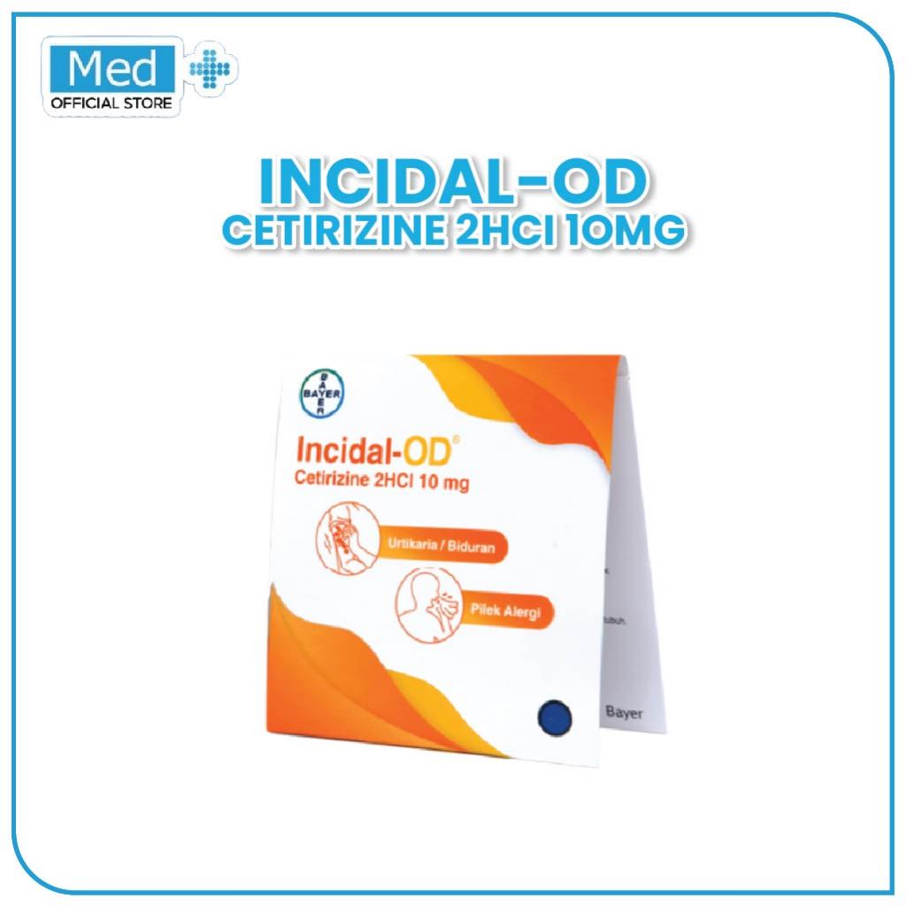 Jual Med+ Incidal - OD 1 Strip isi 4 tablet | Shopee Indonesia