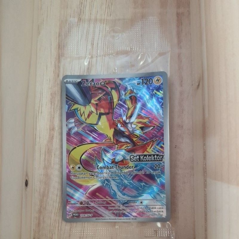 Jual Zeraora PROMO CARD SEALED TCG POKEMON INDONESIA / KARTU POKEMON INDONESIA | Shopee Indonesia