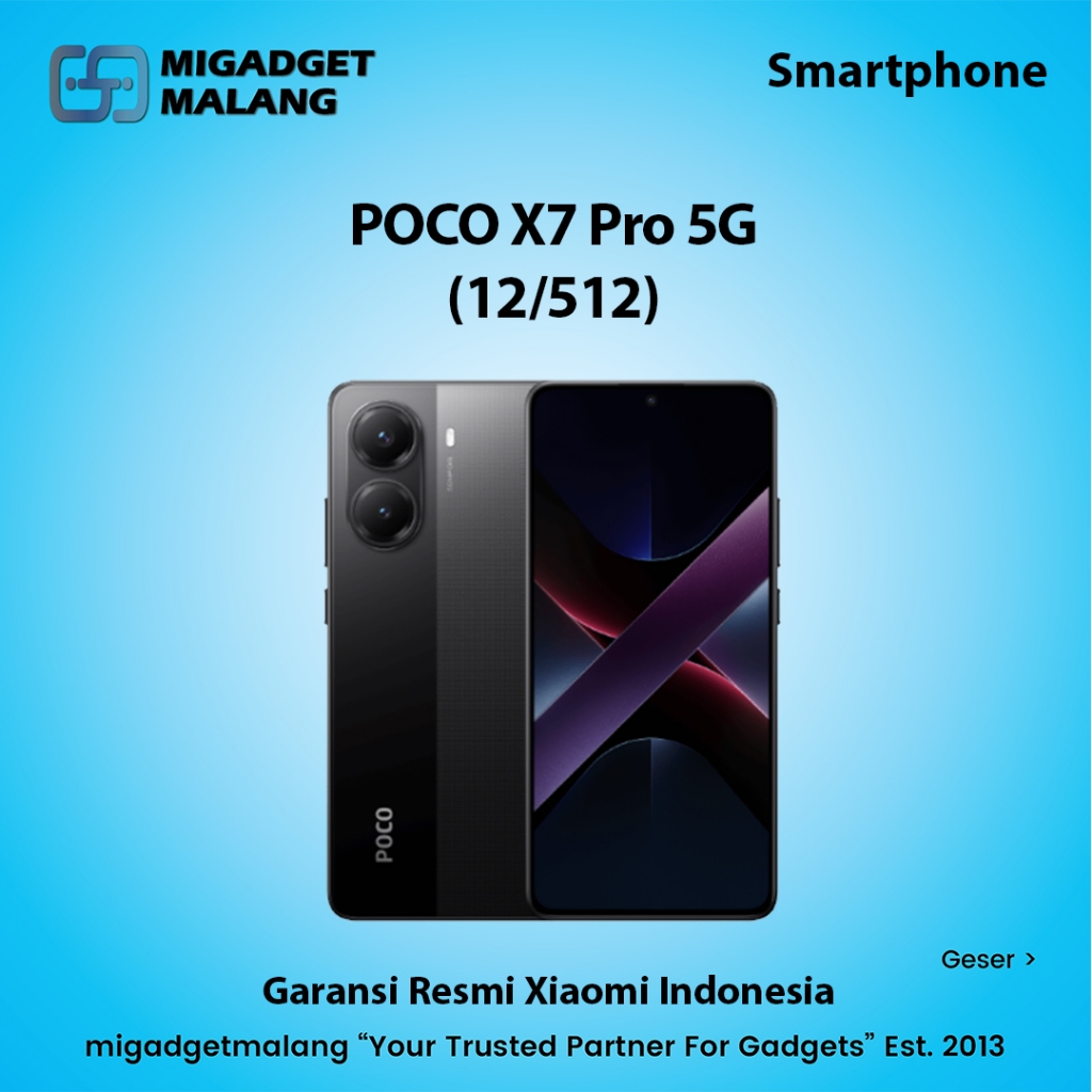 Jual POCO X7 Pro 5G 12/512 AMOLED 120Hz IP68 90W 6000mAh | Shopee Indonesia