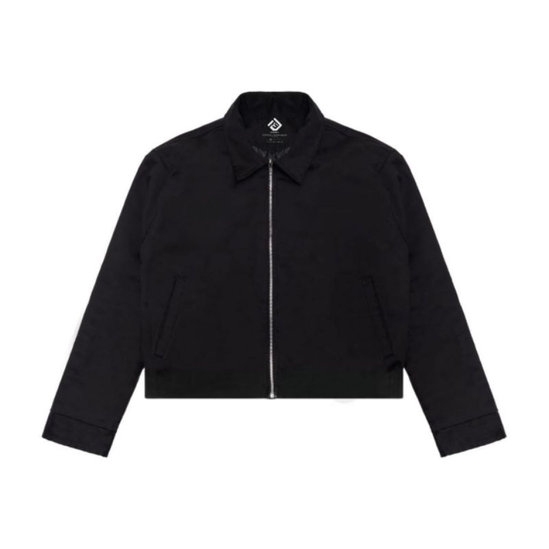 Jual Dream - Work Jacket Boxy - "Vitune" - Jaket Basic Hitam Polos ...