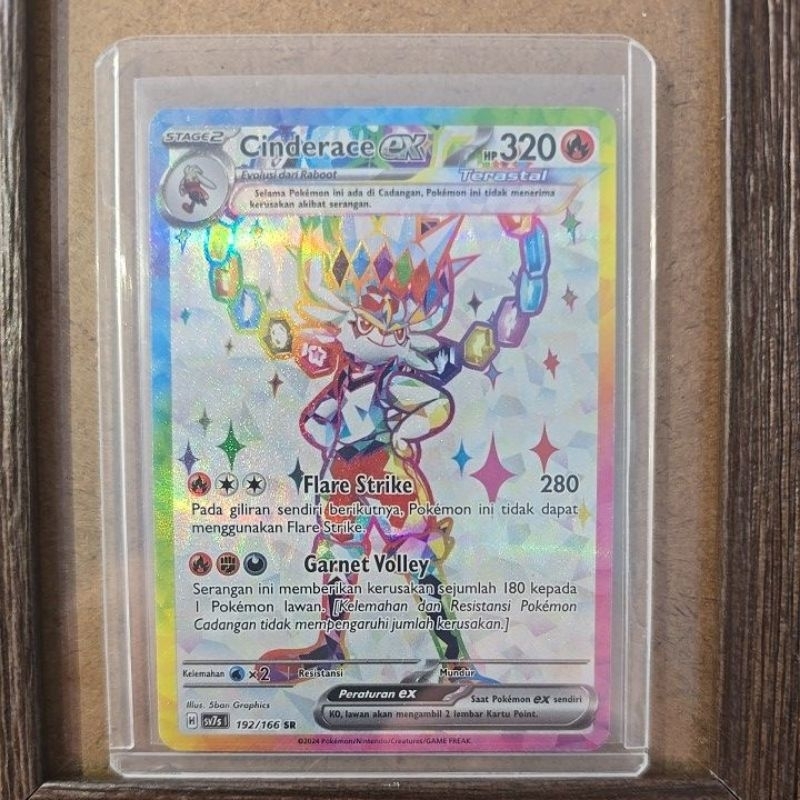 Jual Cinderace EX SAR TCG POKEMON INDONESIA / KARTU POKEMON INDONESIA | Shopee Indonesia