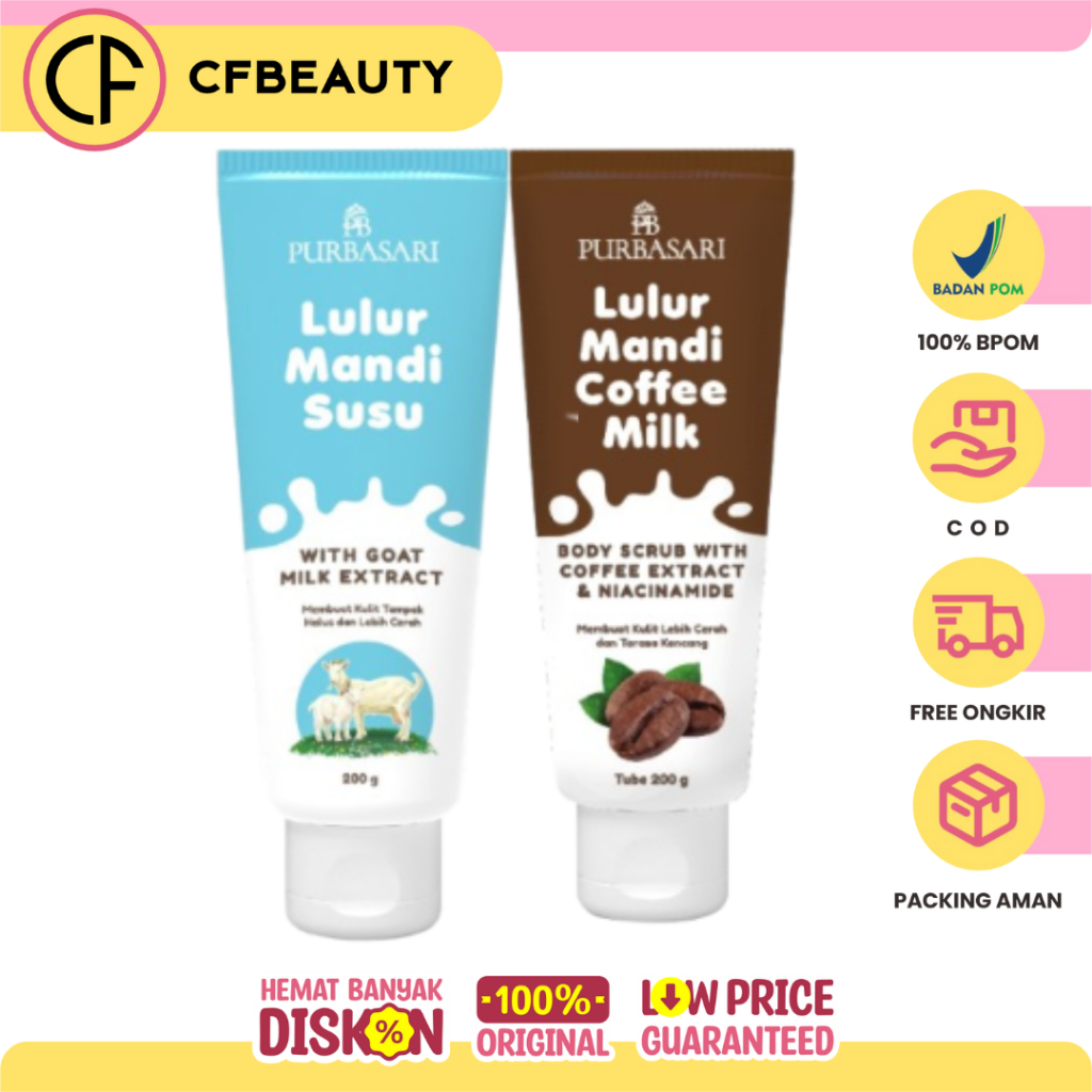 Jual Purbasari Lulur Mandi 200gr - Body Scrub Tubuh - 1PCS | Shopee ...
