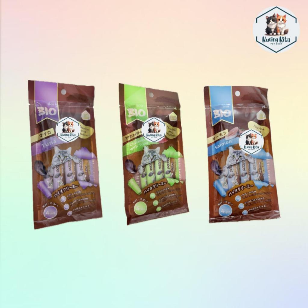 Jual Bio Creamy Treats 4x15gr | Shopee Indonesia