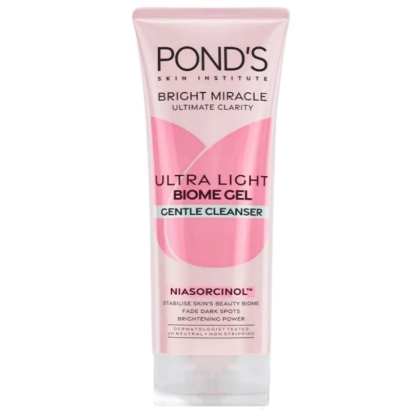 Jual Ponds Bright Miracle Ultimate Clarity Gentle Cleanser Biome Gel ...