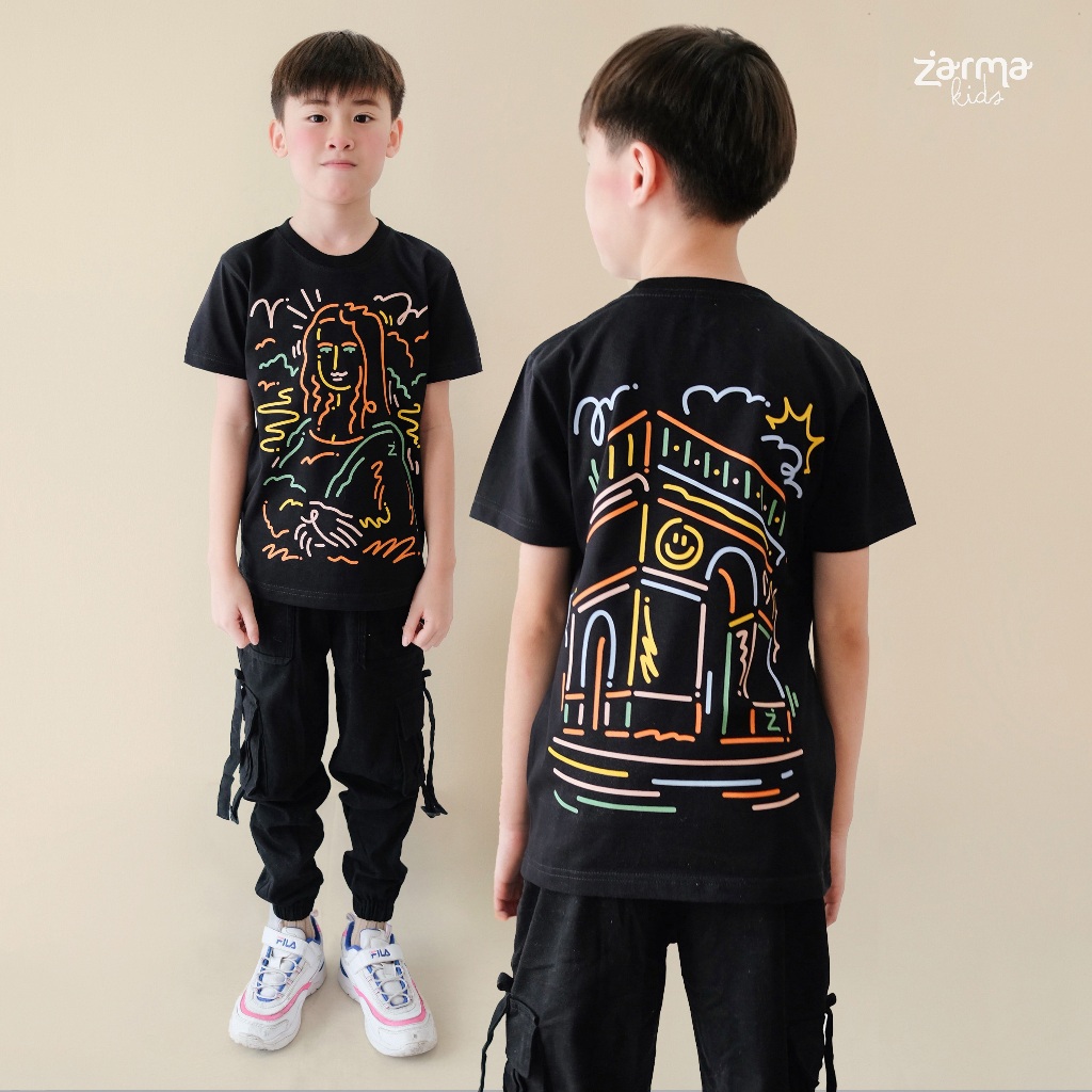 Jual ZARMA KIDS - Art In Motion Tee / T-shirt Print Couple Dewasa dan ...
