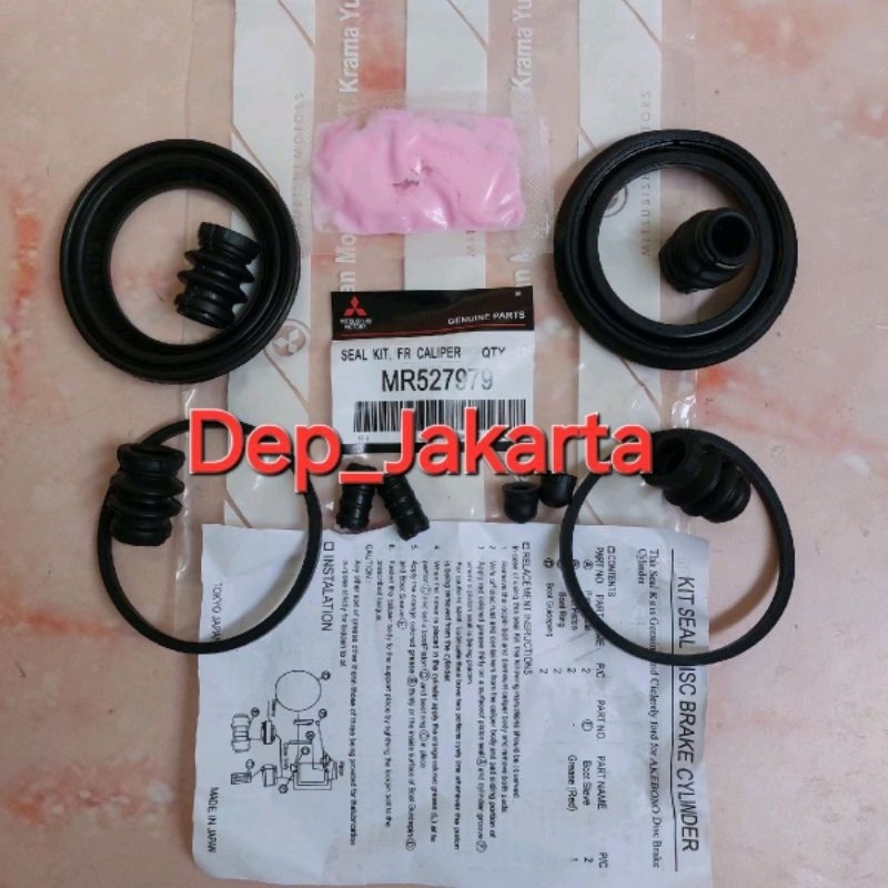 Jual Caliper Kit Seal Karet Cakram Mitsubishi Pajero Sport All New Triton New MR527979 | Shopee ...