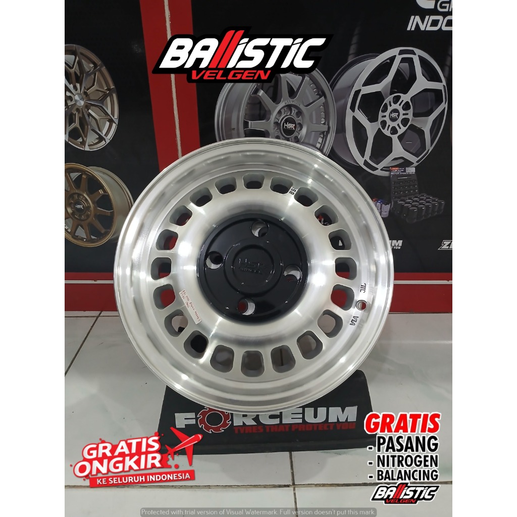 Jual Velg Mobil Rally Ring 16 Lubang 4 x 100 Untuk Mobilio Swif Brio Agya Sigra Karimun HSR Bsi ...