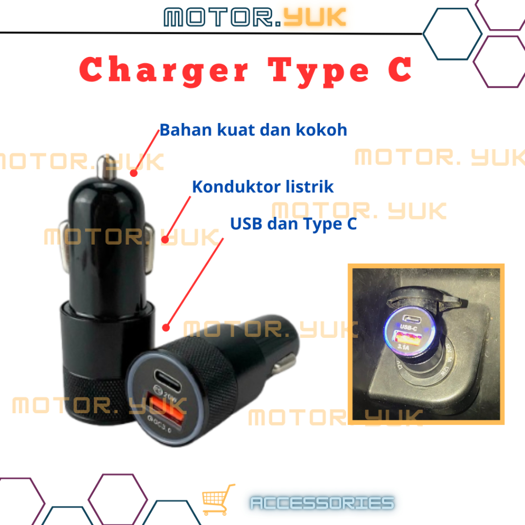 Jual Charger hp MOBIL MOTOR HONDA BEAT SCOOPY 2025 PCX 160 ADV NMAX NEO ...