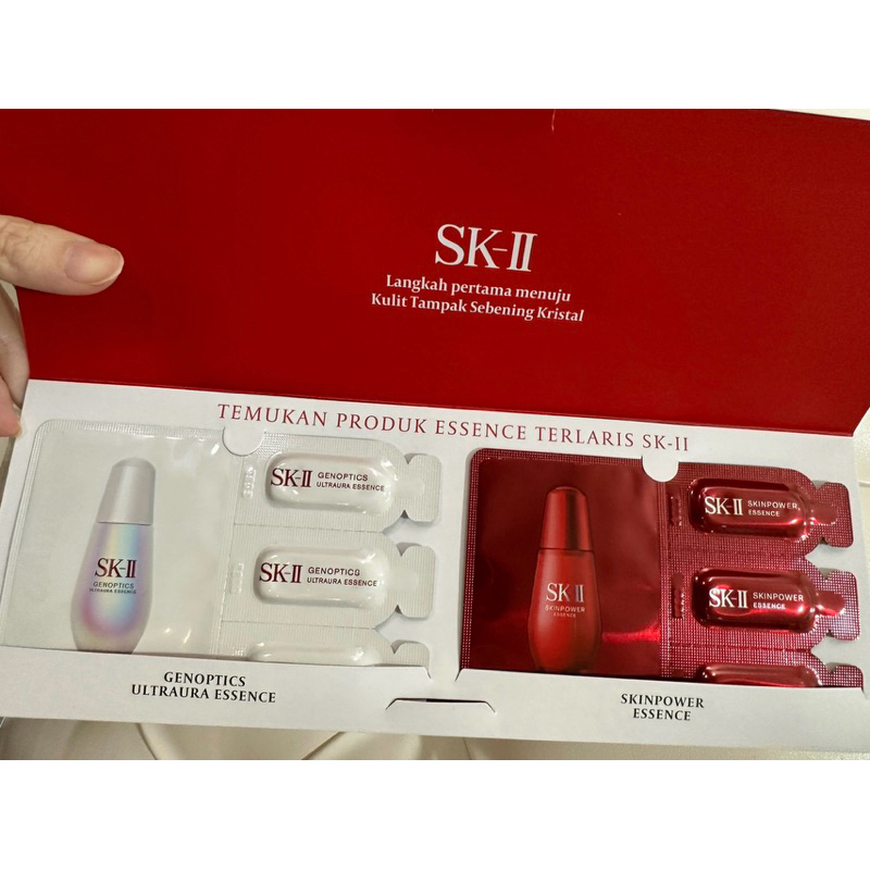 Jual SK-II serum best seller set ( skinpower essence 3ml + genoptics ultra aura 3ml ) | Shopee ...