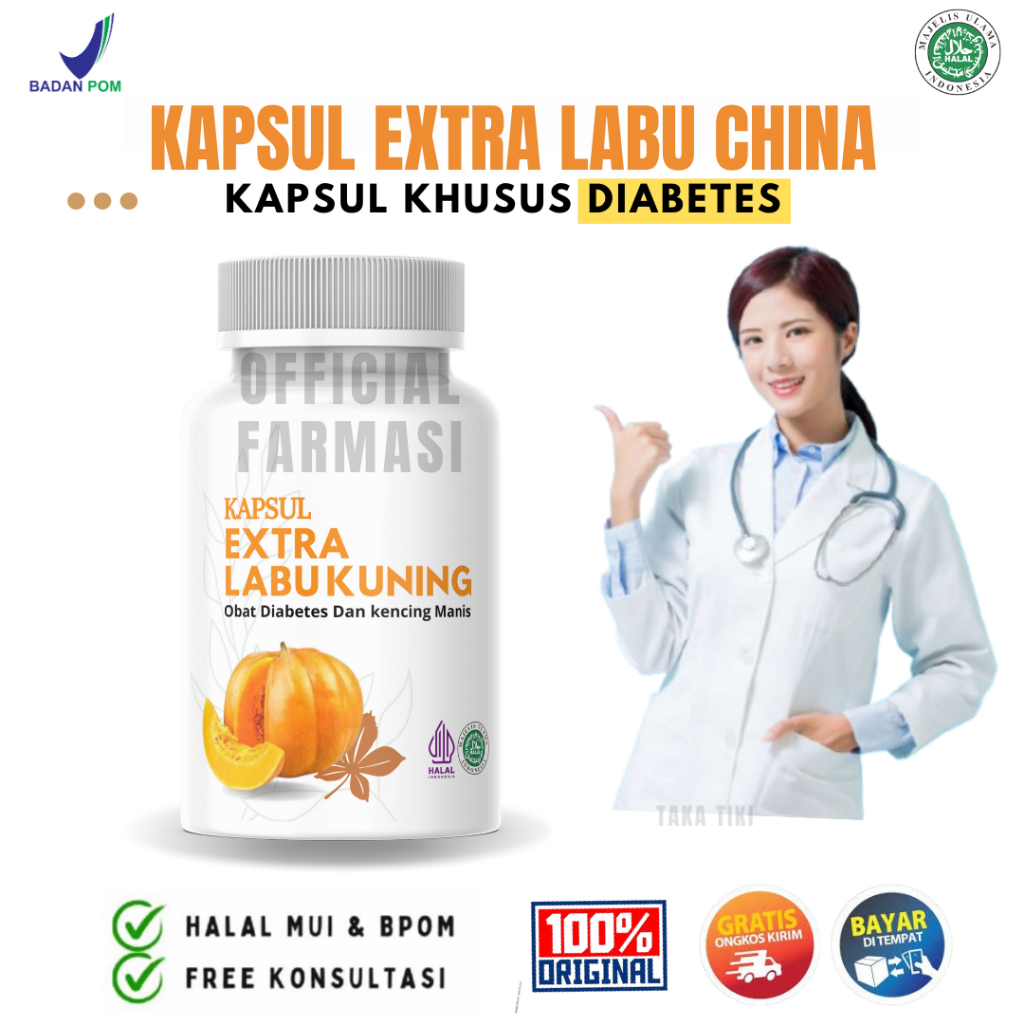 Jual Kapsul Labu China Original Khusus Diabetes | Shopee Indonesia