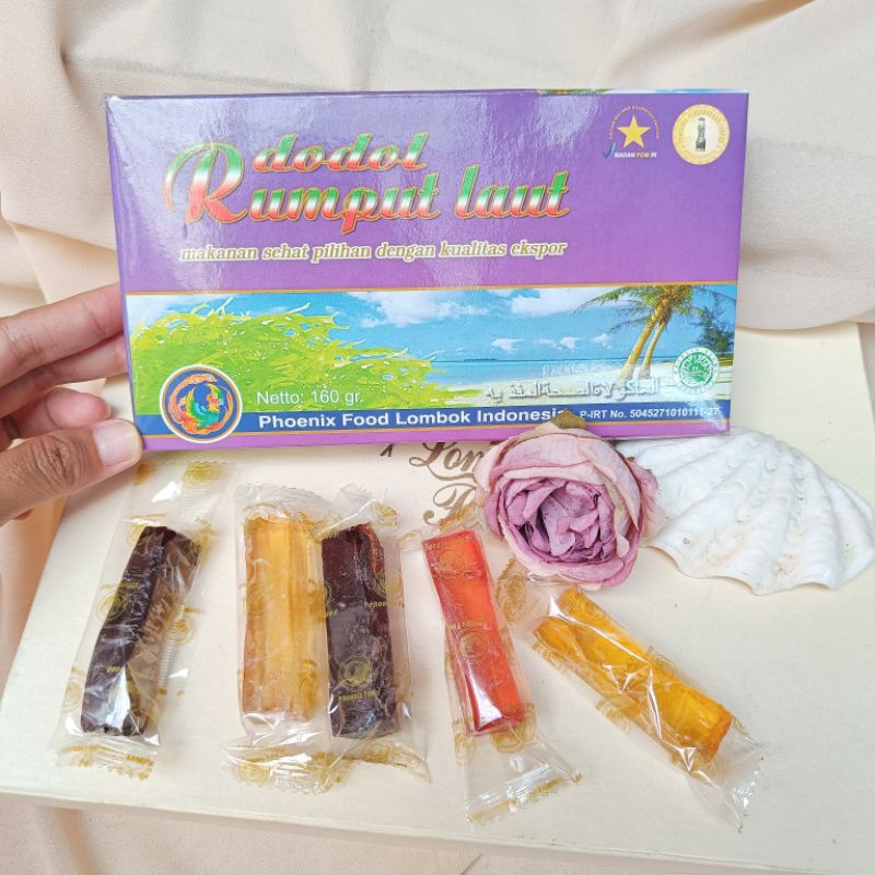 Jual Dodol Rumput Laut 160gr Phoenix Lombok Kotak | Shopee Indonesia