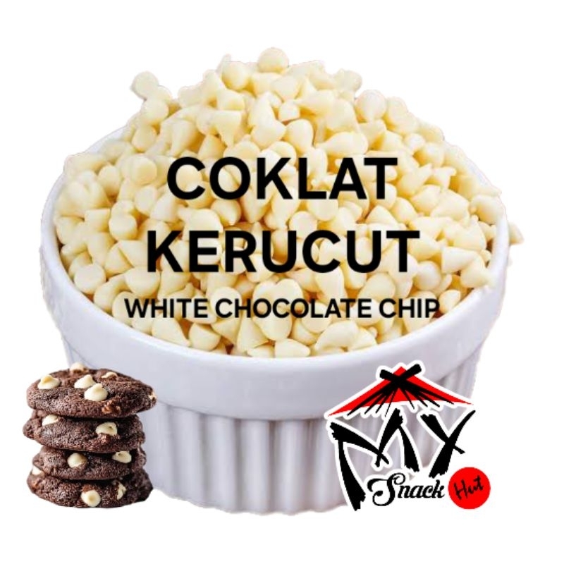 Jual COKLAT KERUCUT PUTIH 250GR WHITE CHOCO COKO COKELAT CHIP LANCIP ...