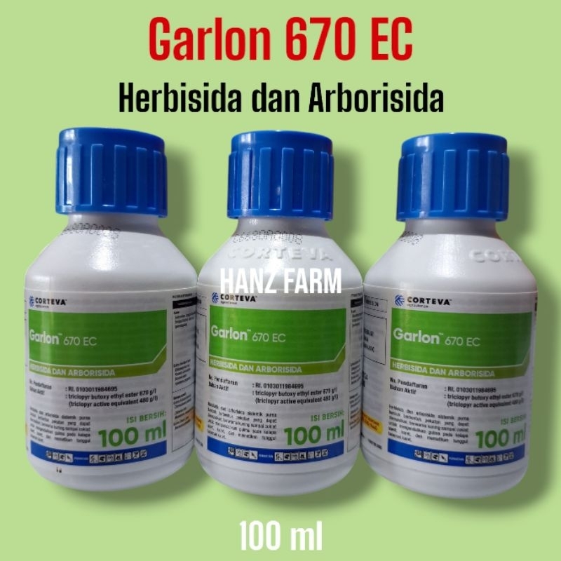 Jual Garlon 670 EC 100 ml - CORTEVA - 100% Original - Herbisida dan ...