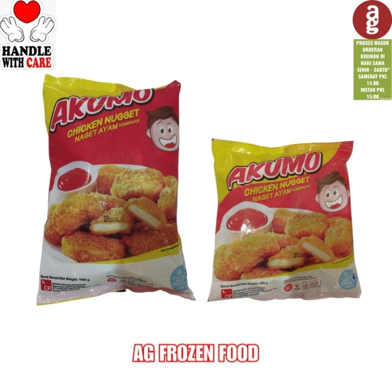 Jual Akumo Nugget Ayam 500 Gram & 1 kg | Shopee Indonesia
