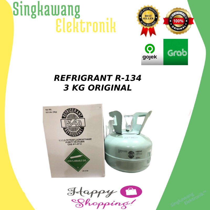 Jual REFRIGERANT FREON R 134A - 3kg | Shopee Indonesia
