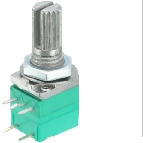 Jual POTENSIO MONO HIJAU RV097NS + SWIT 5 PIN POTENSIOMETER | Shopee ...