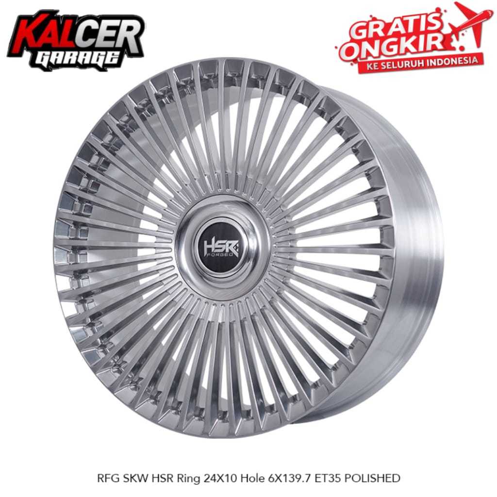 Jual VELG HSR FORGED R24 PCD 6X139,7 LAND CRUISER HSR RFG SKW ET35 POLISHED | Shopee Indonesia