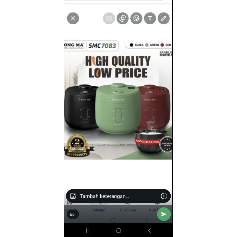 Jual megic com.yong ma SMC 7083 3in 1 manual 1.8liter | Shopee Indonesia