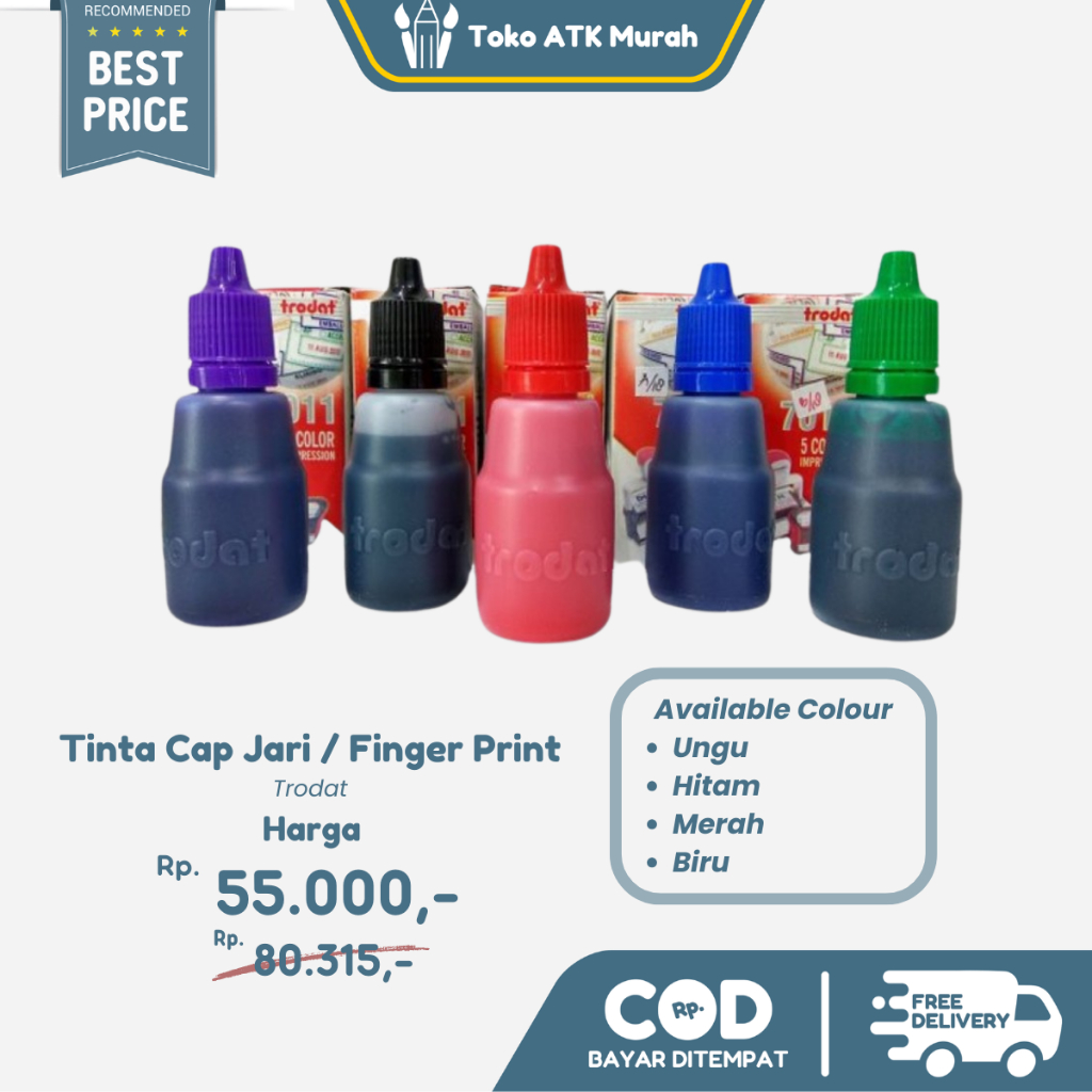 Jual Trodat Refill Tinta Stempel / Cap 25ml | Shopee Indonesia
