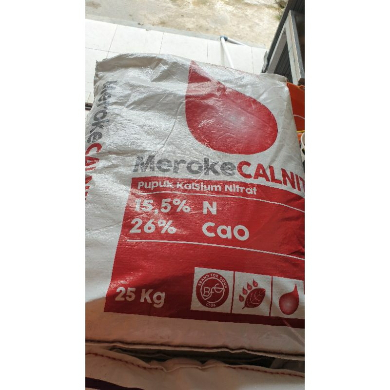 Jual Meroke CALNIT 1 kg Pupuk Kalsium Nitrat Hidroponik Grade Kemasan ...