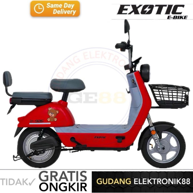 Jual Sepeda Listrik EXOTIC EV-926 500Watt EV-925 EV-927 EV-928 By ...