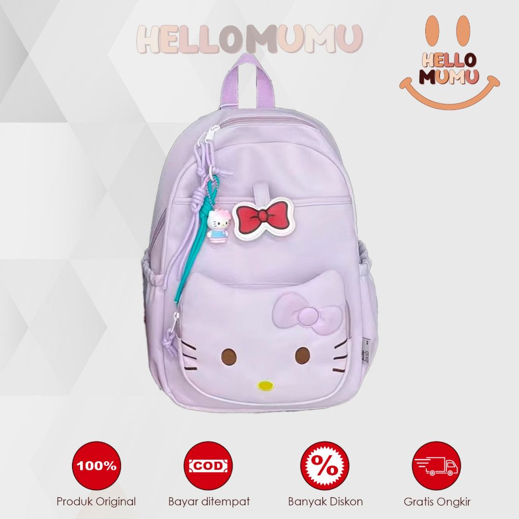 Jual Hellomumu Backpack HELLO KITTY - HM387 | Shopee Indonesia