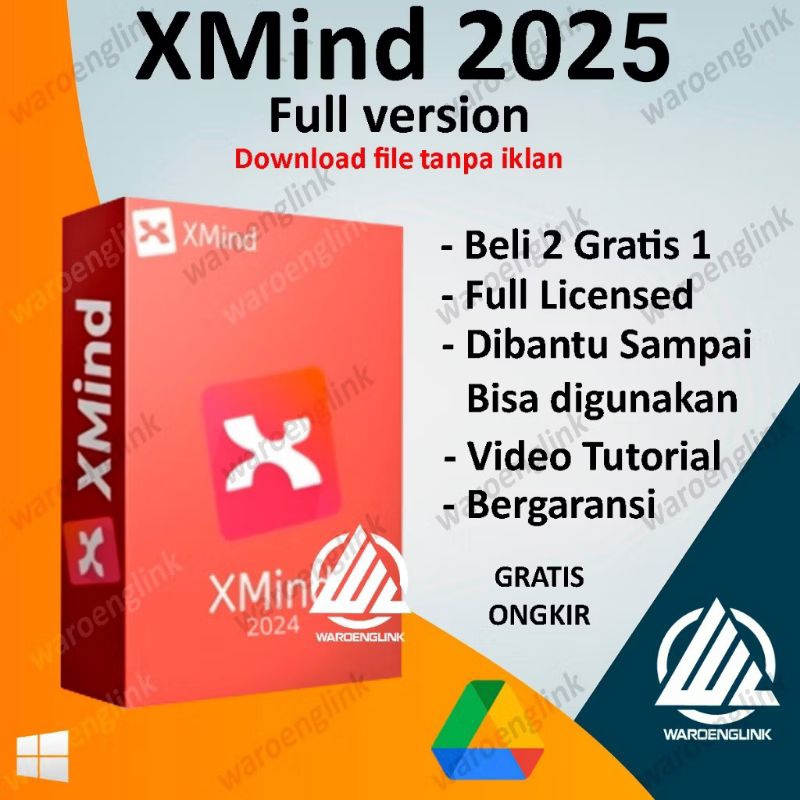 Jual XMind 2025 | Video Install | Windows | Full Version | Lifetime | Shopee Indonesia
