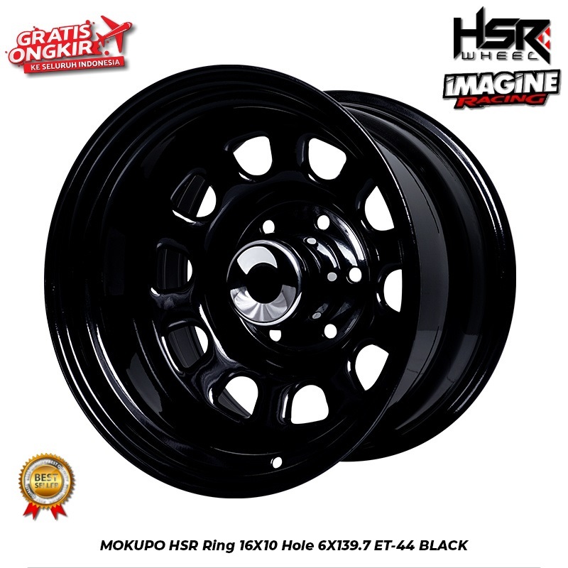 Jual VELG HSR MOKUPO RING 16 LEBAR 10 HOLE 6X139,7 ET-44 UNTUK TRITON HARDTOP PRADO BLAZER ...