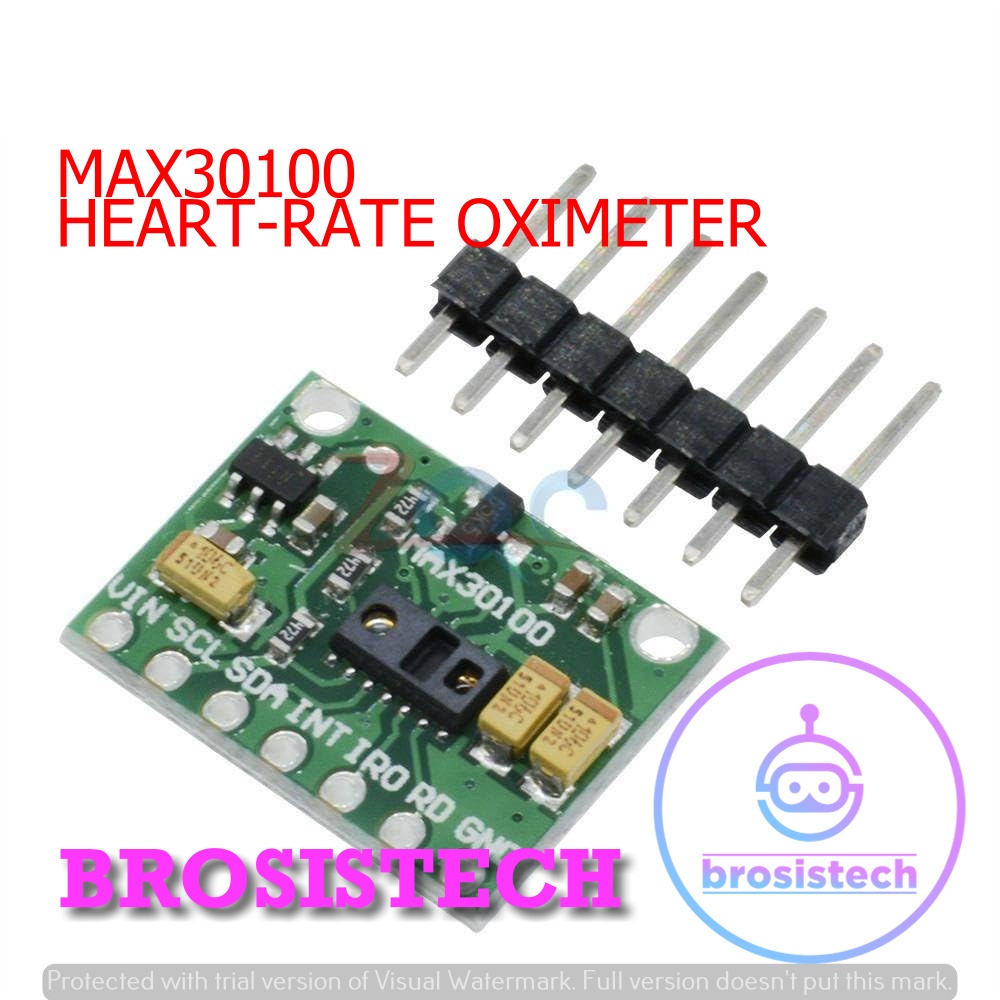 Jual MAX30100 HEART-RATE OXIMETER PULSE SENSOR MODULE MAX 30100 ...