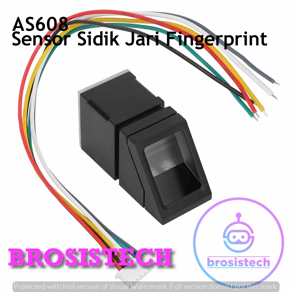 Jual AS608 Sensor Sidik Jari Optical Fingerprint Recognition Finger ...