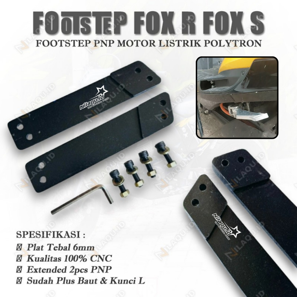 Jual Footstep Fox R S Motor Listrik Polytron Breket Footstep Polytron ...