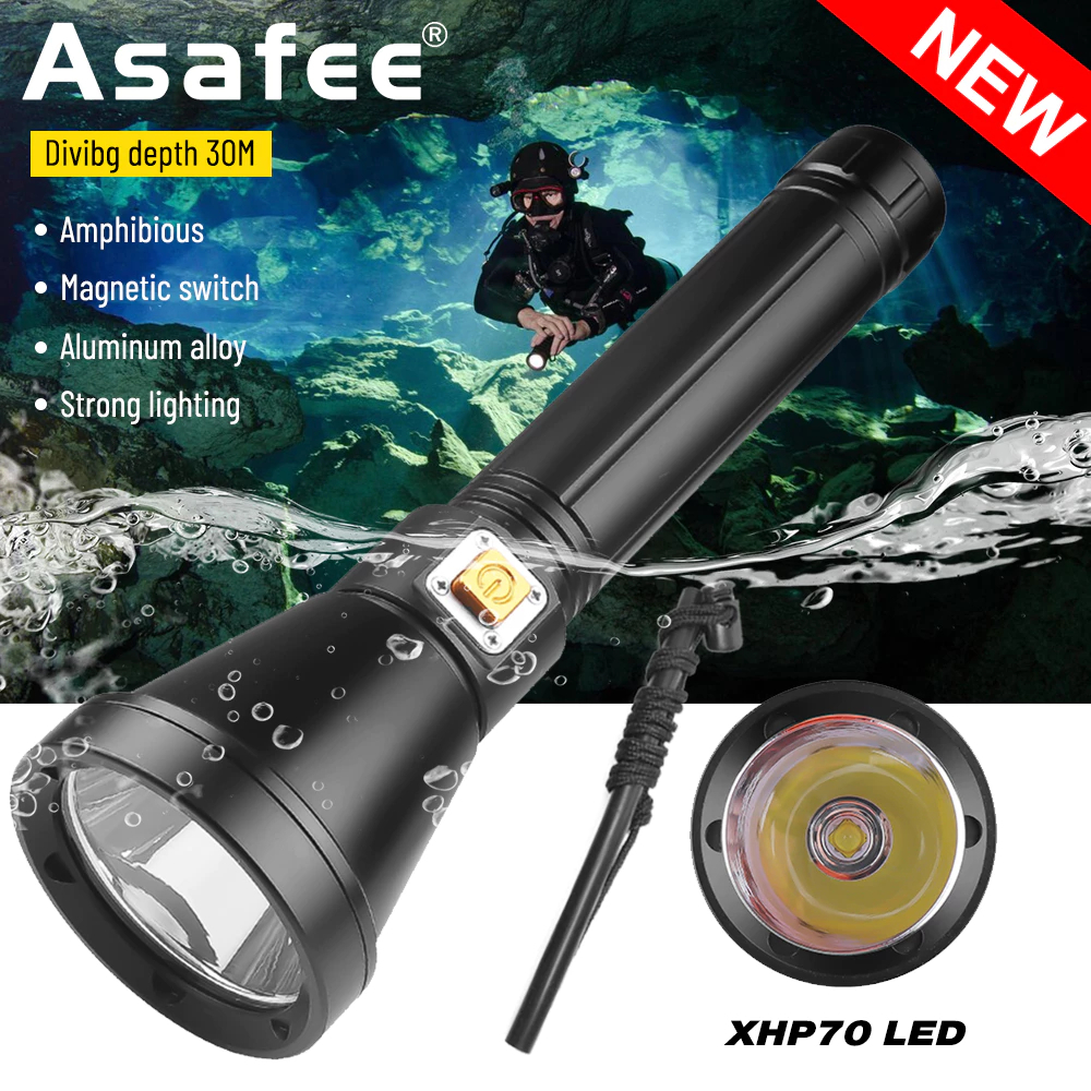 Jual Senter Selam Asafee D170A Super Terang yang Ditingkatkan, Lampu ...