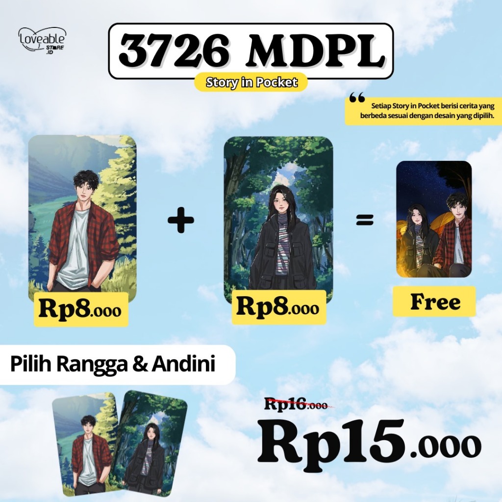 Jual Story In Pocket 3726 MDPL (Beli 2 Free 1) - Romancious | Shopee Indonesia