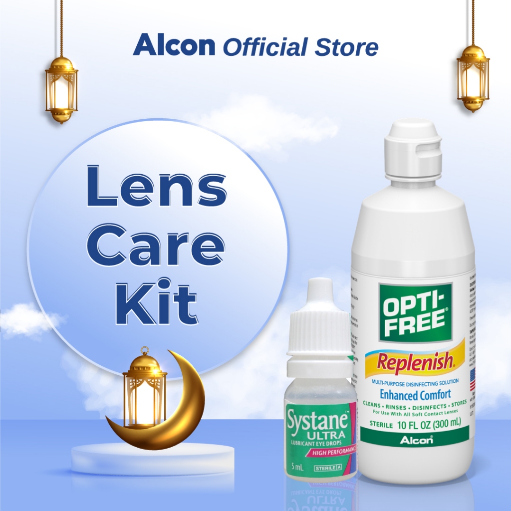 Jual Lens Care Kit | Opti-Free Replenish Pembersih Softlens 300 ml ...