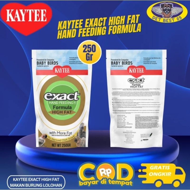 Jual Kaytee Exact High Fat 250gr Birdfood/ Makanan Burung Lolohan ...