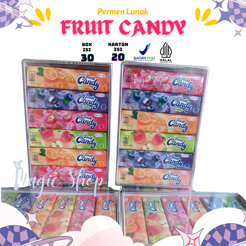 Jual PERMEN GUMMY MIX ISI 30 PCS ANEKA RASA / FRUIT CANDY MIX BOX MIKA ...