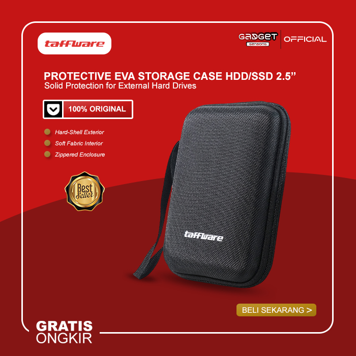 Jual Protective EVA Case Pouch 2.5 Inch SSD/HDD Hard Disk Storage Box C-ABK6961 | Shopee Indonesia