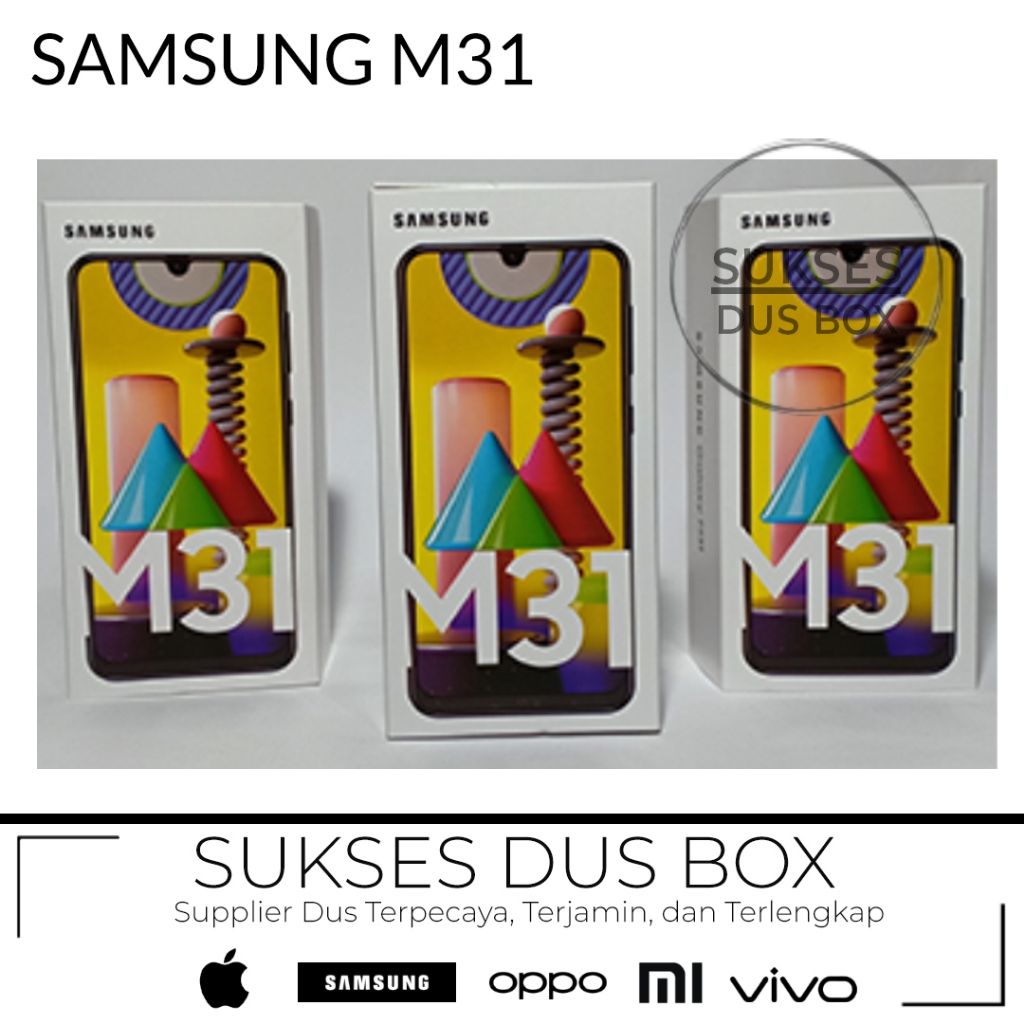 Jual KOTAK DUSBOX SAM M31 - FREE STIKER DAN READY FULLSET (CHARGER ...
