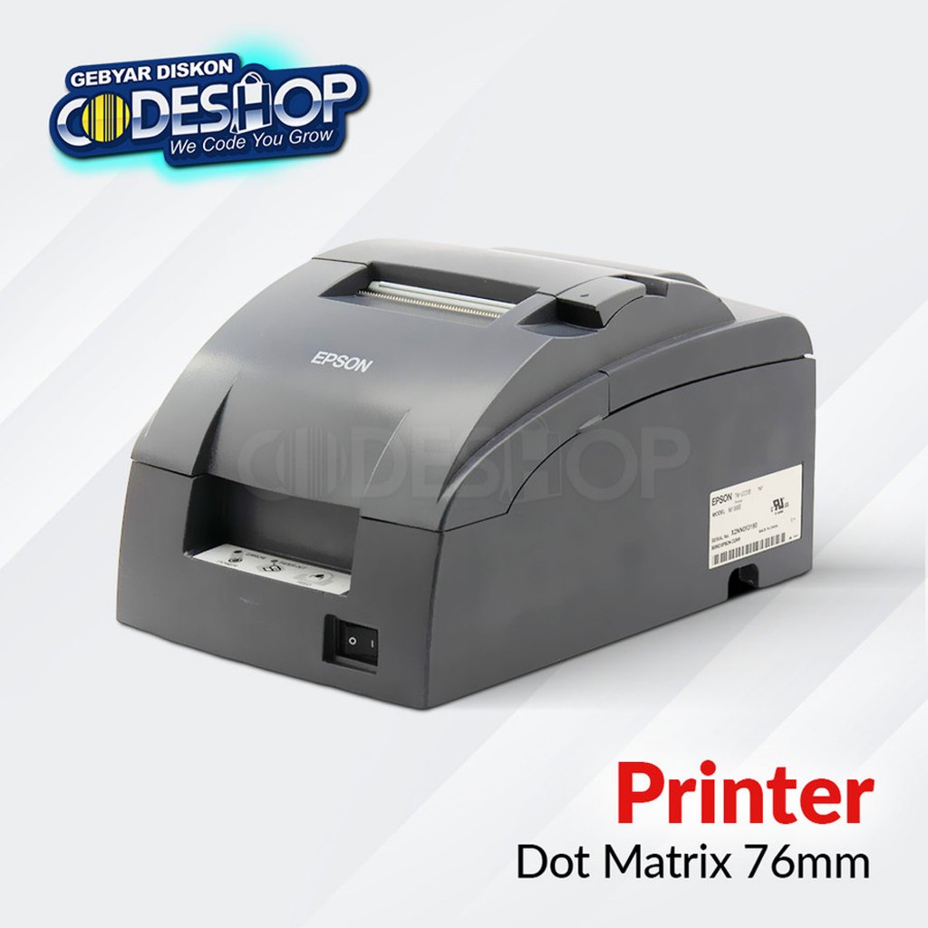 Jual Printer Kasir Dot Matrix Epson TM-U220IIB Auto Cutter Cetak Kertas ...