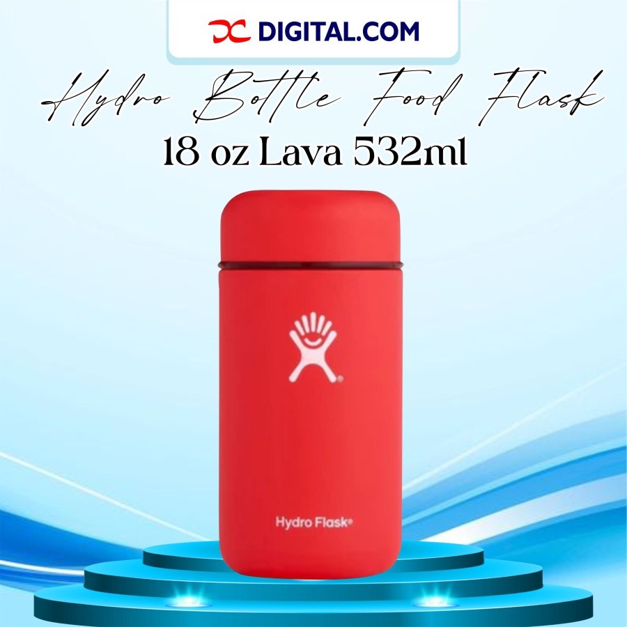 Jual HydroFlask Bottle Food Flask 18 oz - Lava 532ml MINUSPENYOK ...