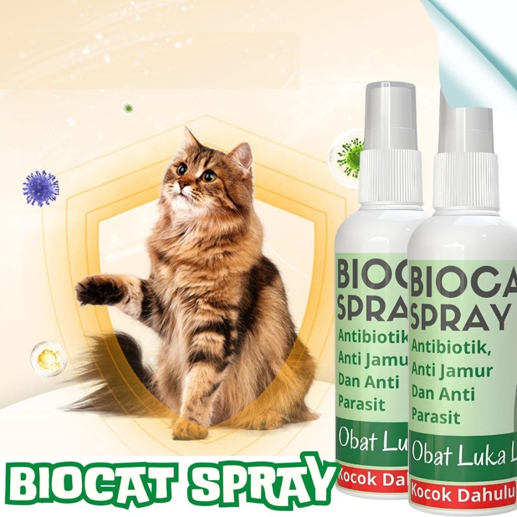 Jual Obat Semprot Untuk Kucing dan Doggy Luka Luar Spray 35ml FEZONE ...