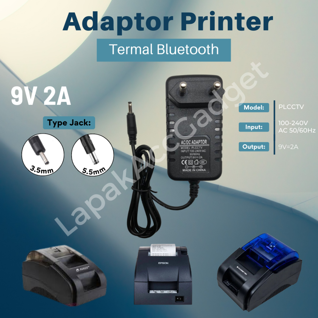 Jual [ COD ] Adaptor Charger Printer Thermal Panda prj 58D vsc 58D ...